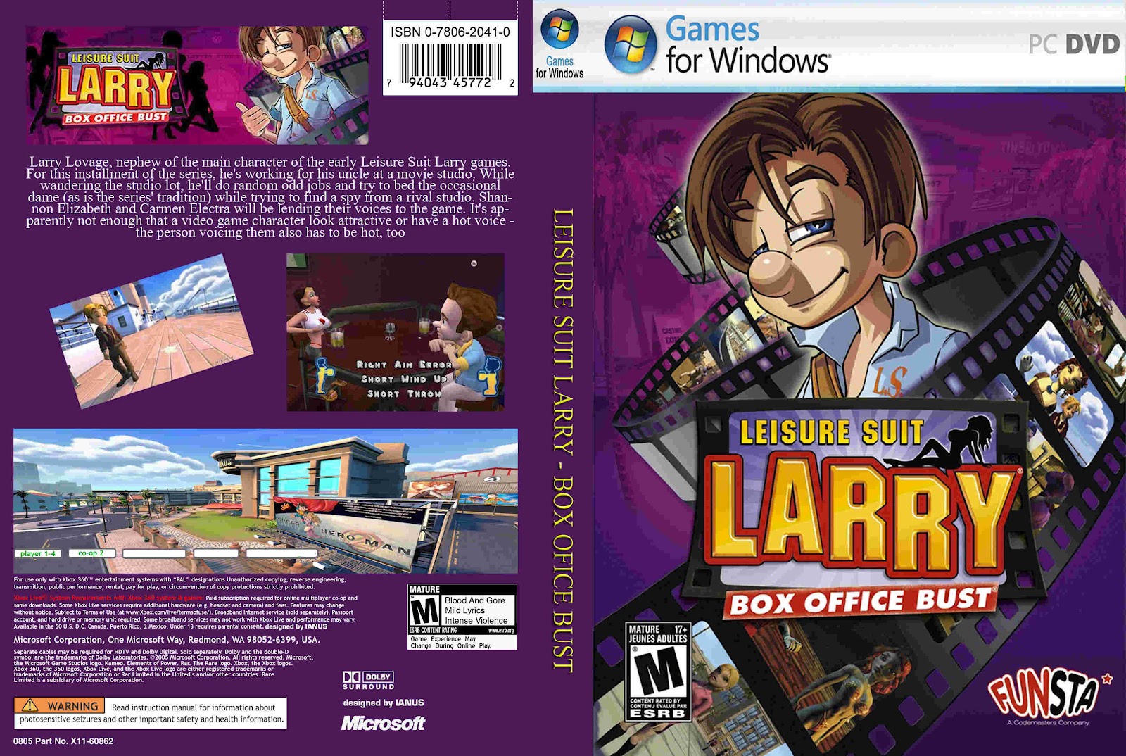 Leisure Suit Larry: Box Office Bust System Requirements